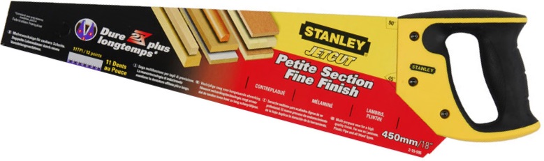 ΠΡΙΟΝΙ JET CUT - ΛΕΠΤΟ ΔΟΝΤΙ 450mm/11TPI STANLEY 2-15-595