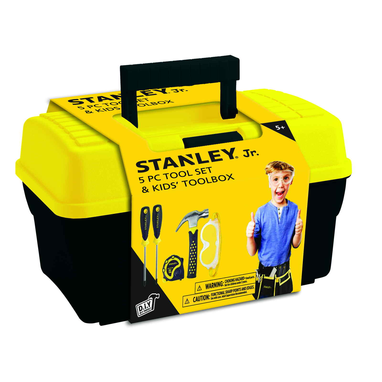 ΣΕΤ ΕΡΓΑΛΕΙΩΝ 5 ΤΕΜΑΧΙΩΝ JUNIOR & ΕΡΓΑΛΕΙΟΘΗΚΗ STANLEY TBS001-05-SY