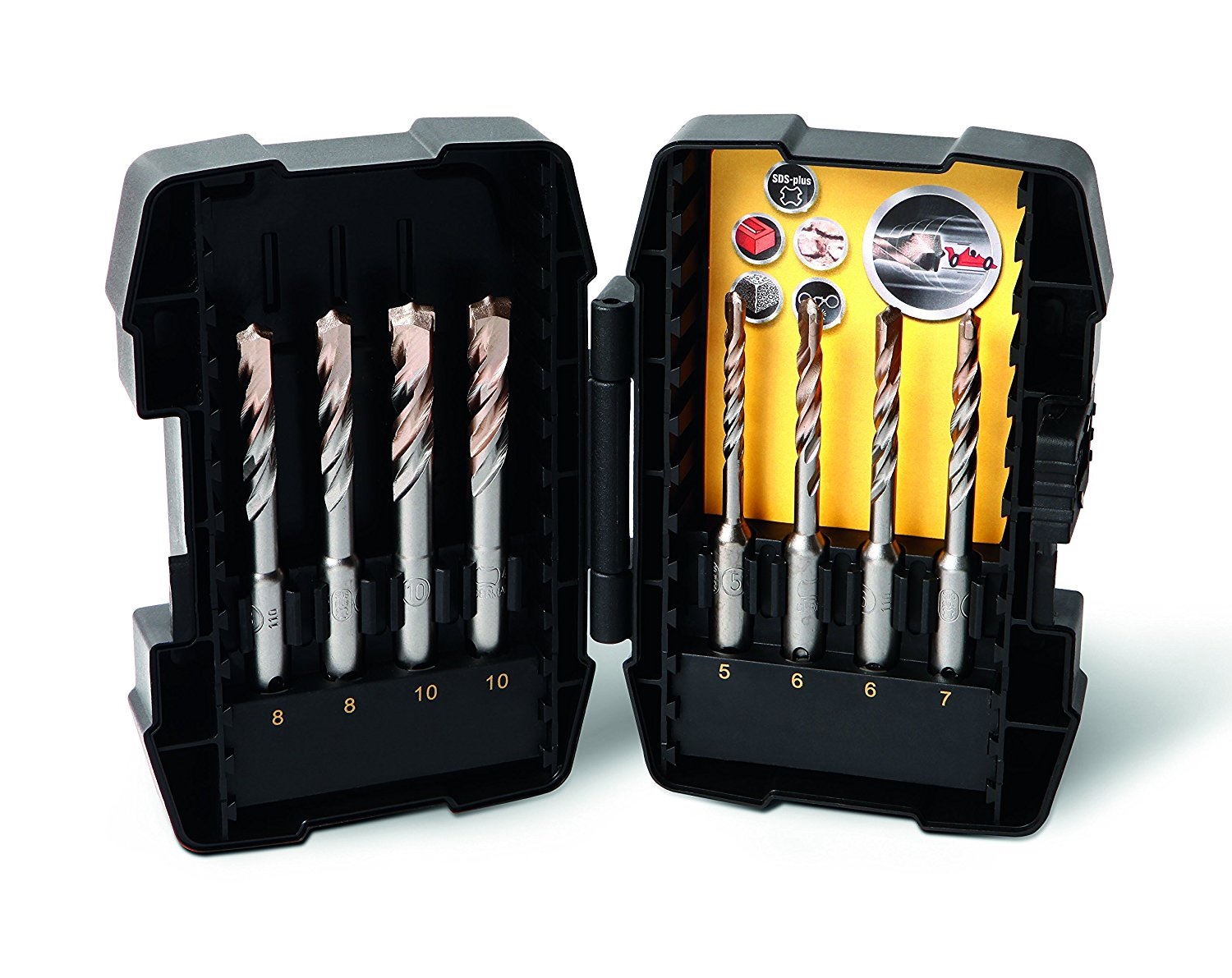ΣΕΤ 8 ΤΕΜΑΧΙΩΝ ΤΡΥΠΑΝΙΑ SDS-PLUS STANLEY STA88101-XJ