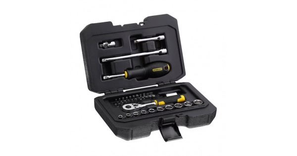 ΚΑΣΕΤΙΝΑ ΜΕ ΚΑΡΥΔΑΚΙΑ 1/4″ 38 ΤΕΜ STANLEY STMT82828-1
